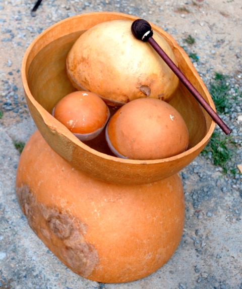 Musicolo-Instruments en calebasse, cougourdon-Berimbau-Maracas-Senza